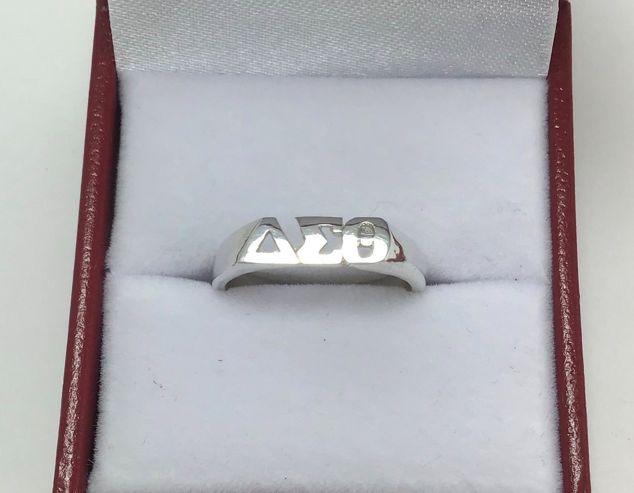 Delta Sigma Theta Sterling Silver Rings | Shukri's Goldsmiths